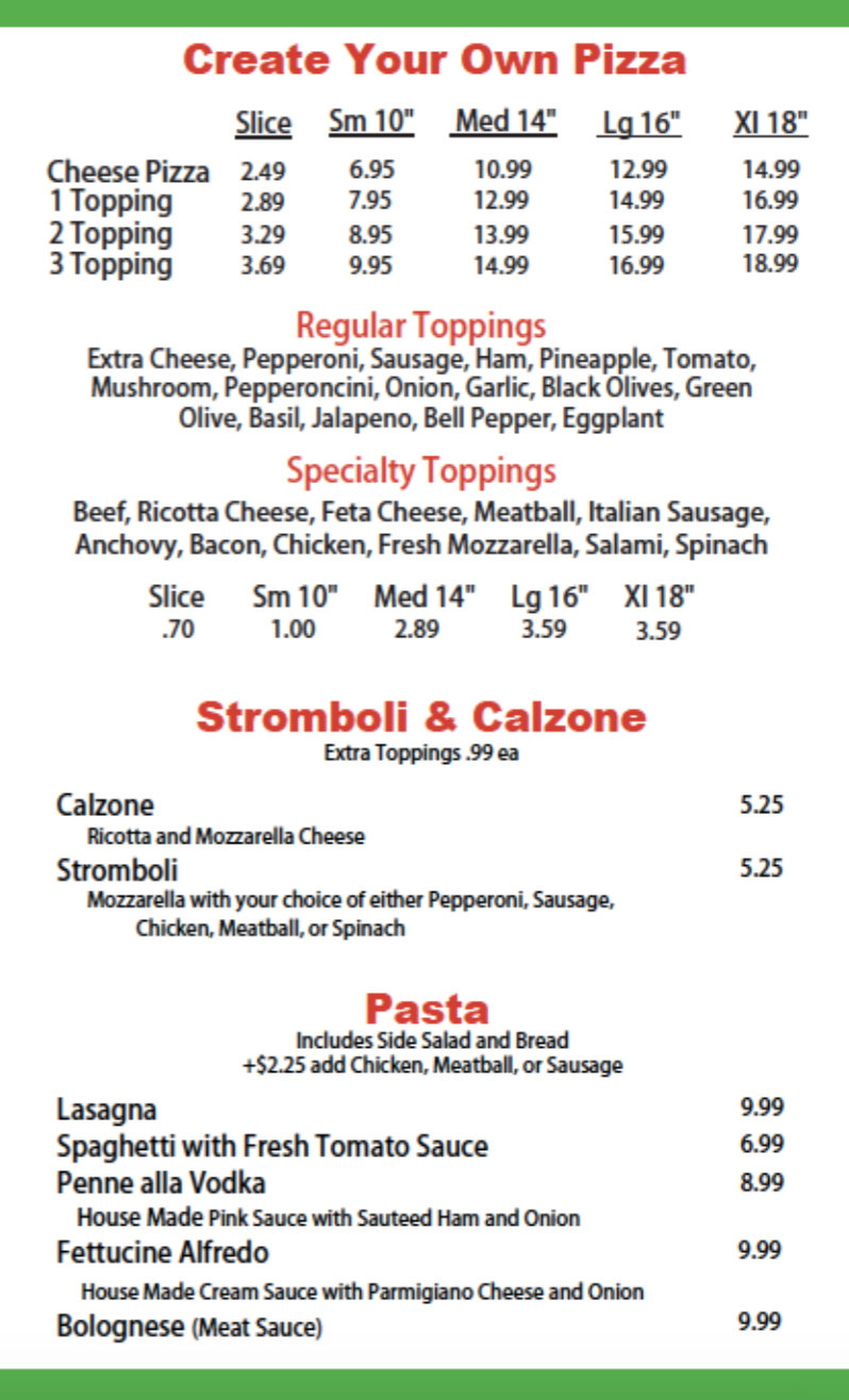 Little Italy Midtown – Memphis Pizza, Pasta, and Subs